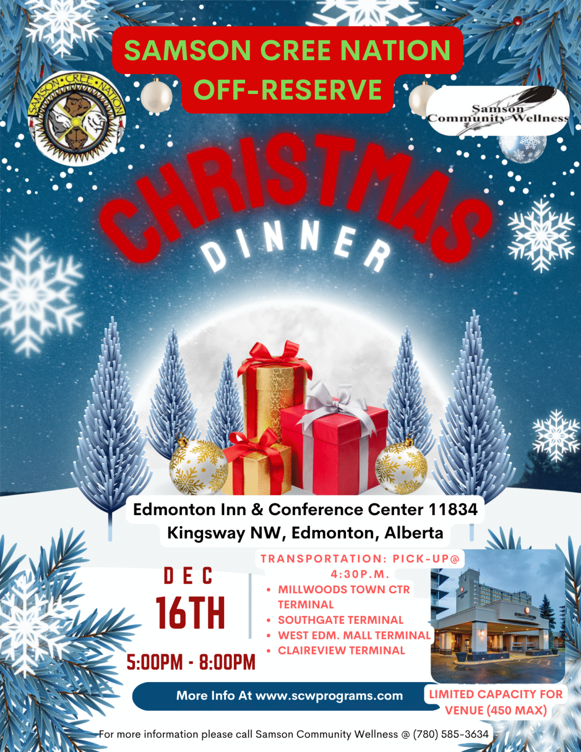 SCN Off-Reserve Christmas Dinner — Edmonton - SCN